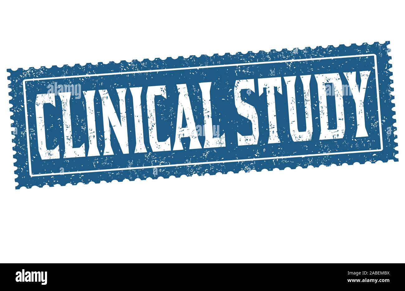 Clinical study grunge rubber stamp on white, vector illustration Stock ...