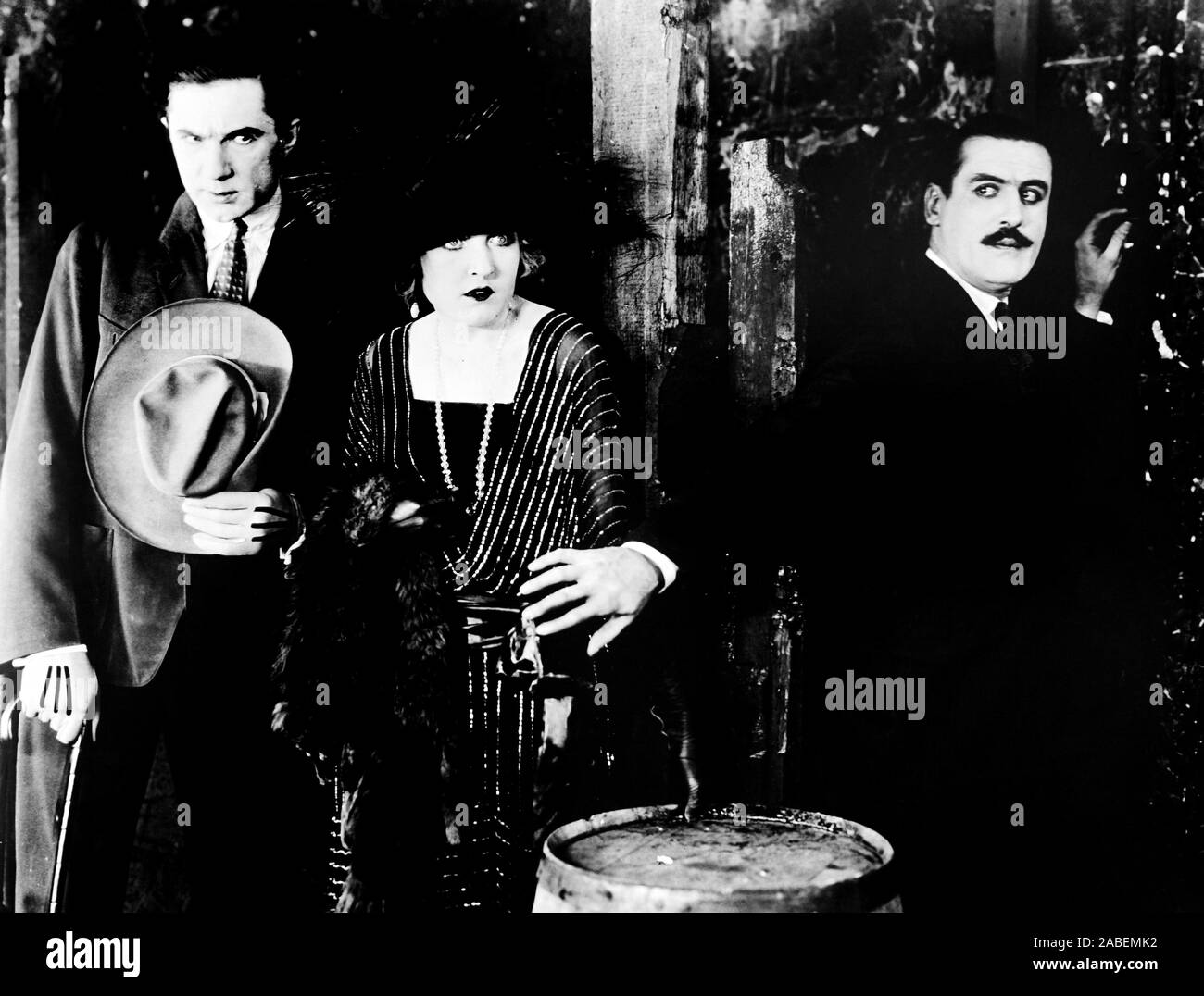 THE SILENT COMMAND, from left, Bela Lugosi, Alma Tell, Carl Harbaugh, 1923, TM and Copyright ...