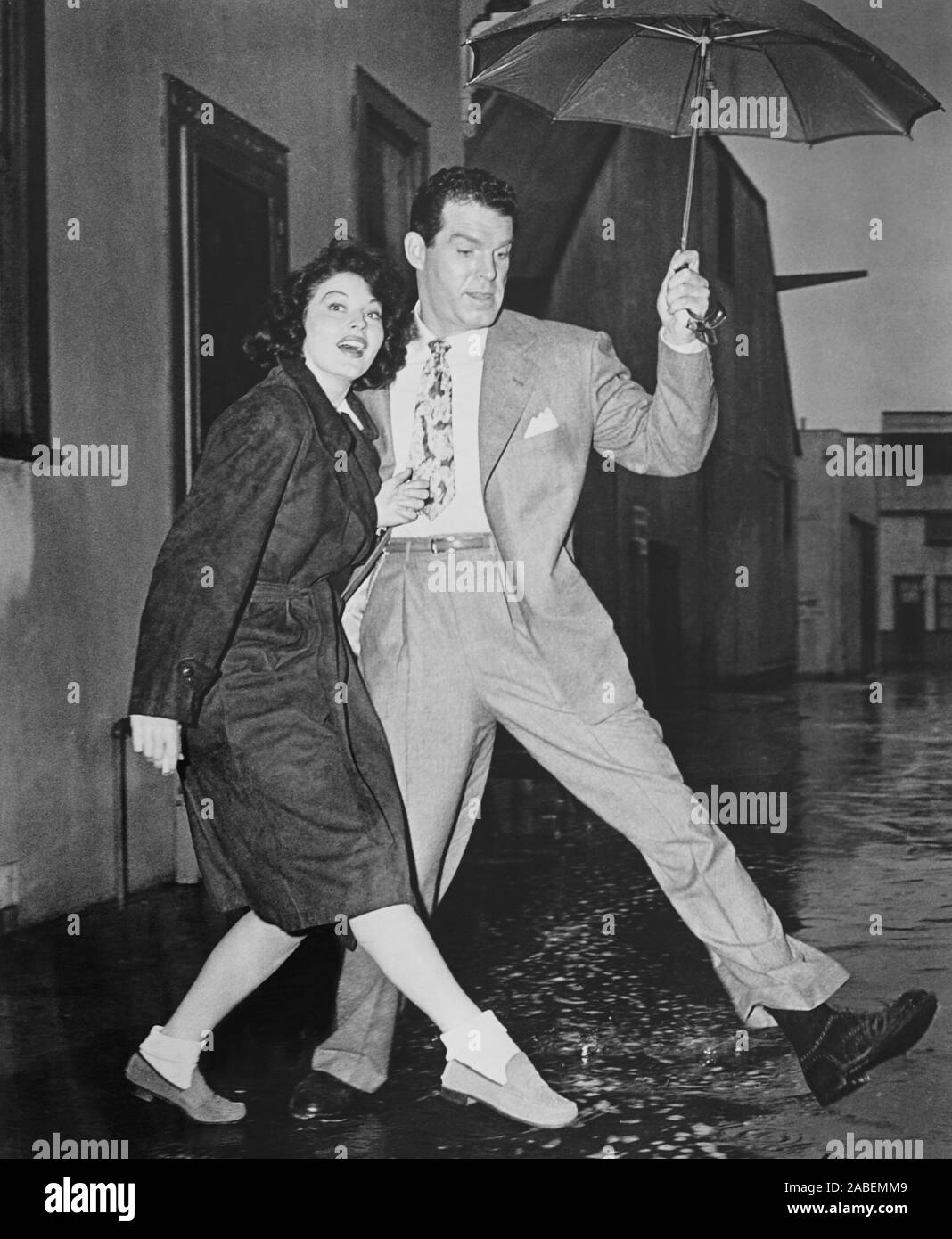 SINGAPORE, from left: Ava Gardner, Fred MacMurray on set, 1947 Stock ...