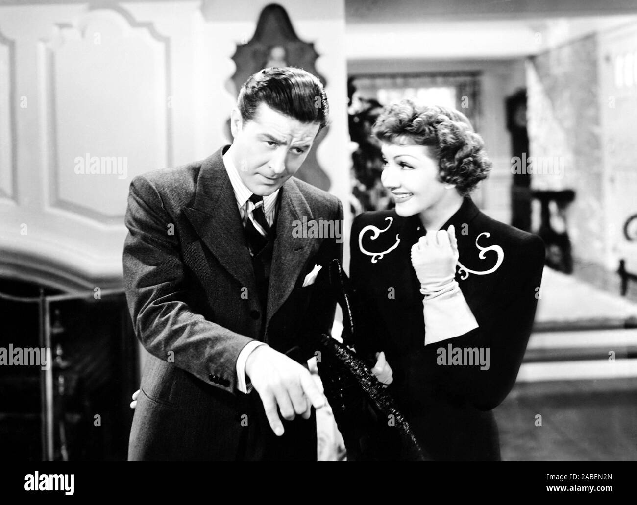 SKYLARK, from left, Ray Milland, Claudette Colbert, 1941 Stock Photo ...