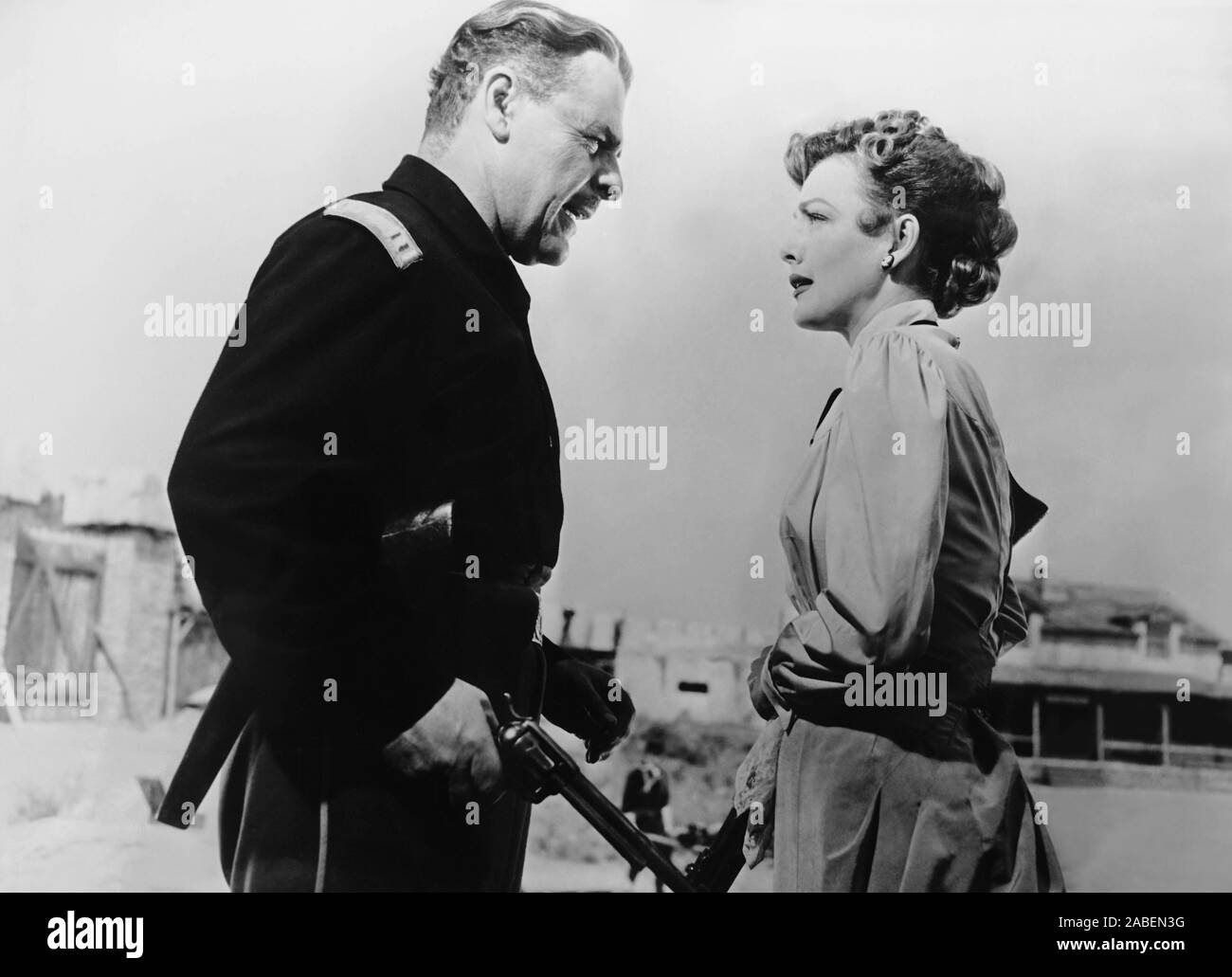 SLAUGHTER TRAIL, from left: Brian Donlevy, Virginia Grey, 1951 Stock ...