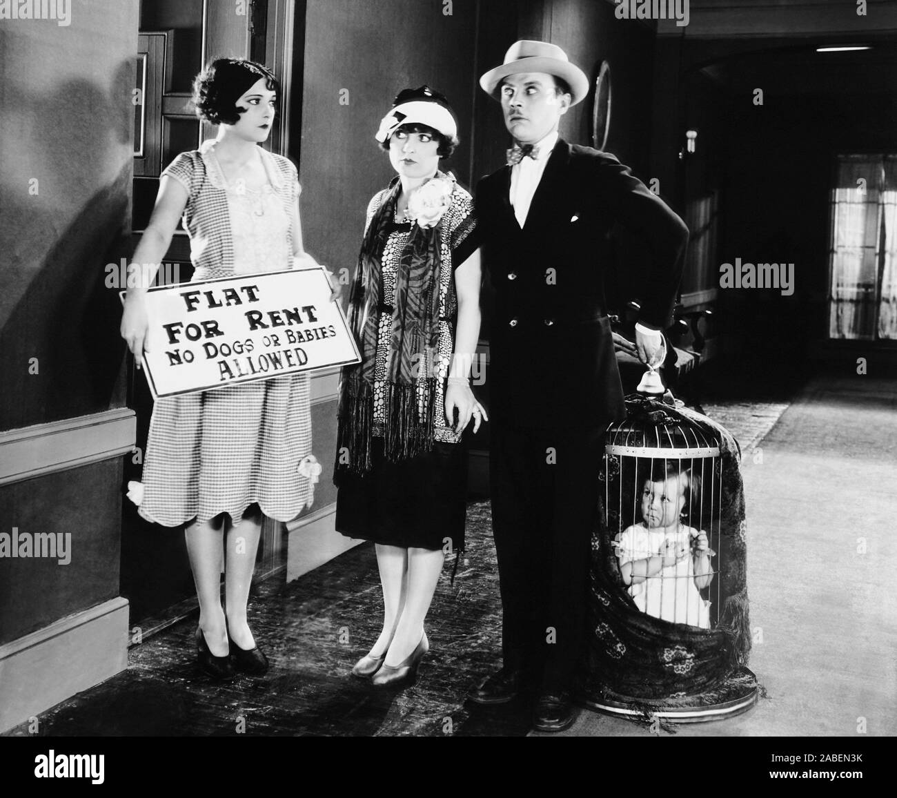 SMITH'S LANDLORD, from left: thelma Parr, Ruth Hiatt, Raymond McKee ...