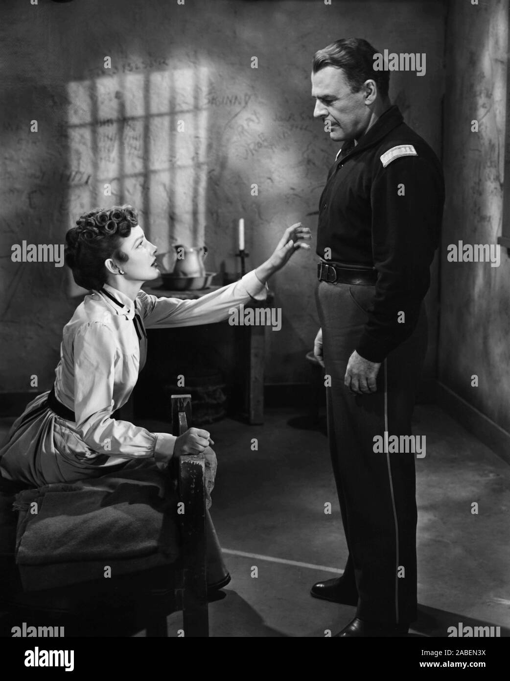 SLAUGHTER TRAIL, from left: Virginia Grey, Brian Donlevy, 1951 Stock ...