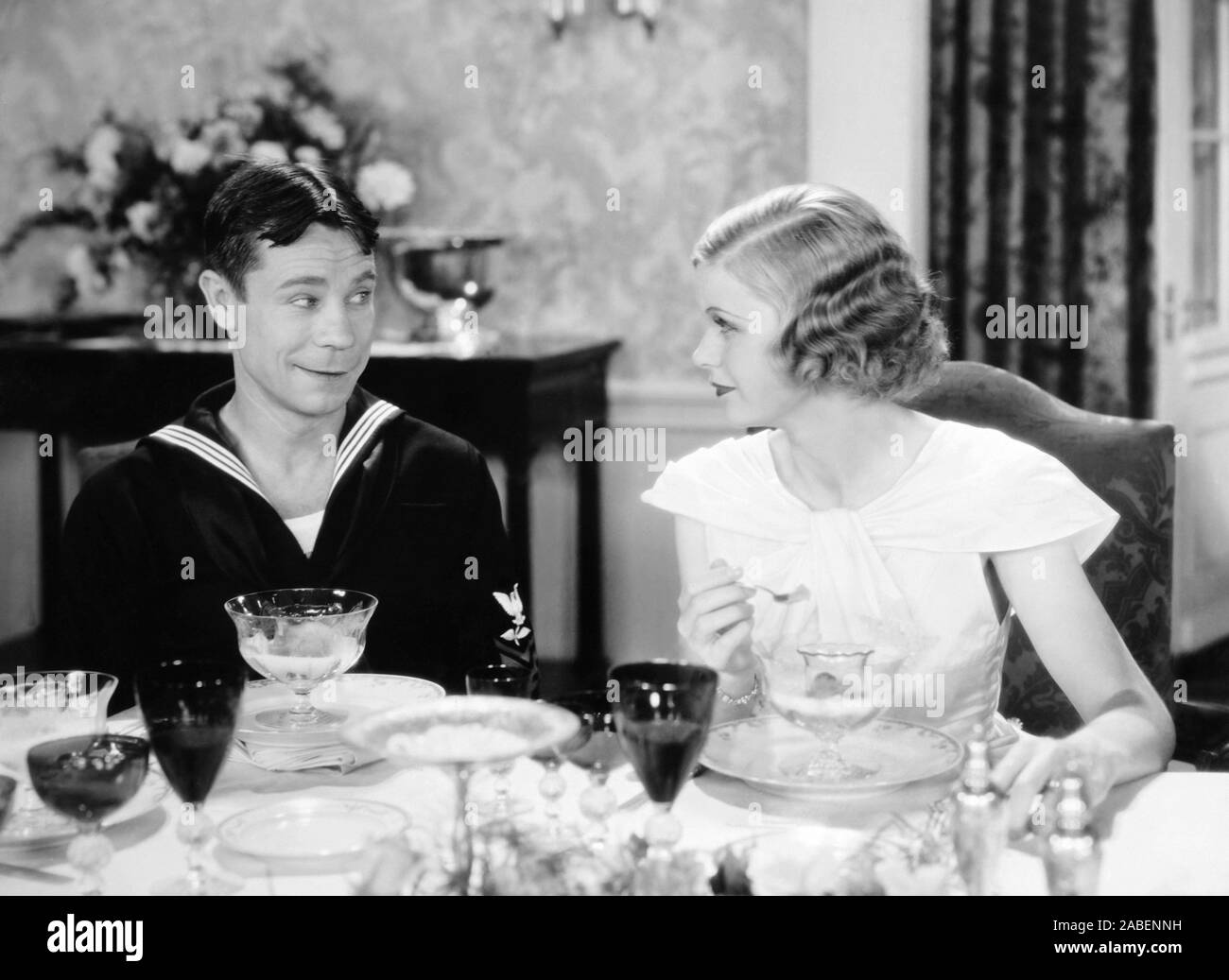 SON OF A SAILOR, from left: Joe E. Brown, Sheila Terry, 1933 Stock ...