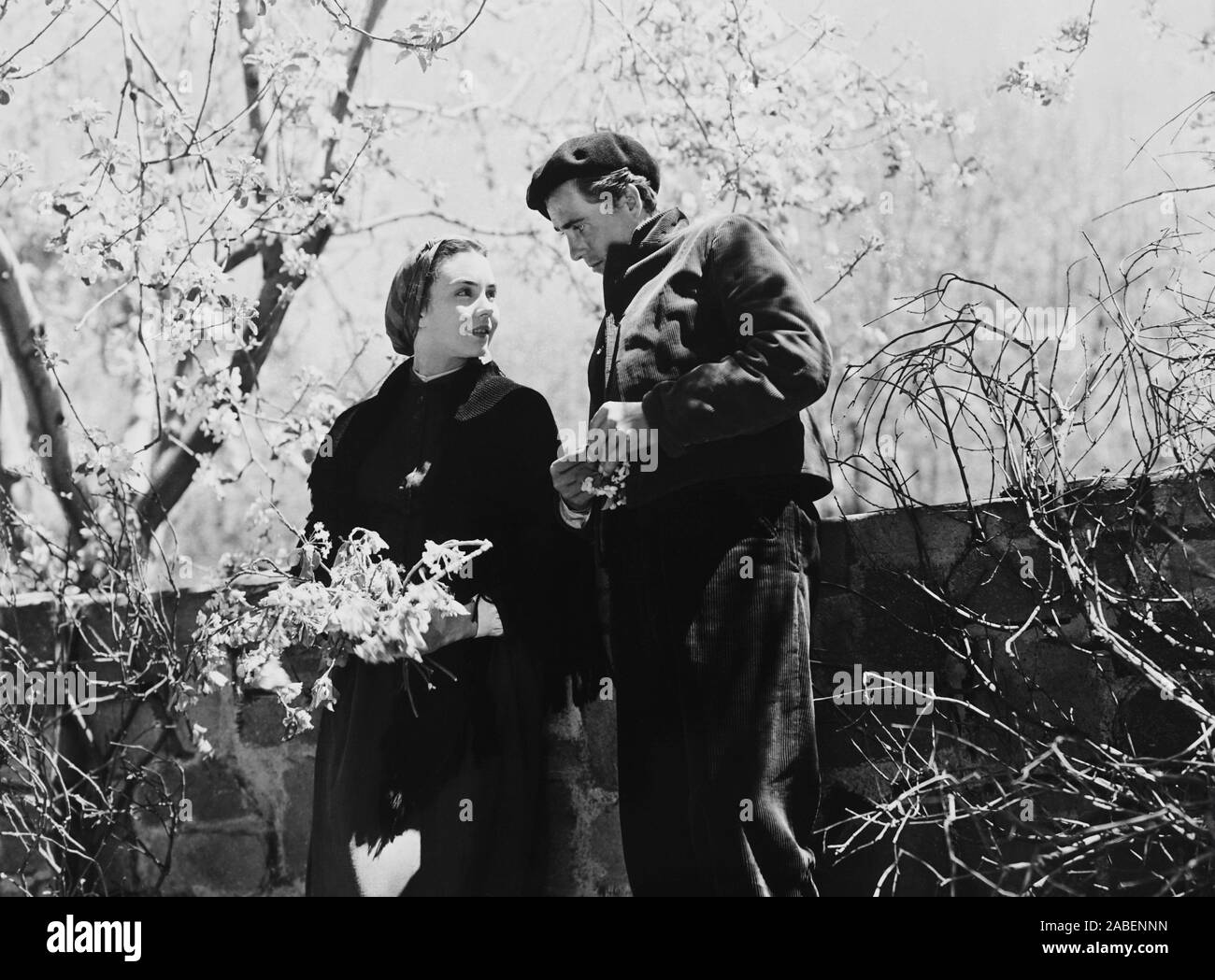 THE SONG OF BERNADETTE, from left: Jennifer Jones, William Eythe, 1943. TM and Copyright © 20th ...