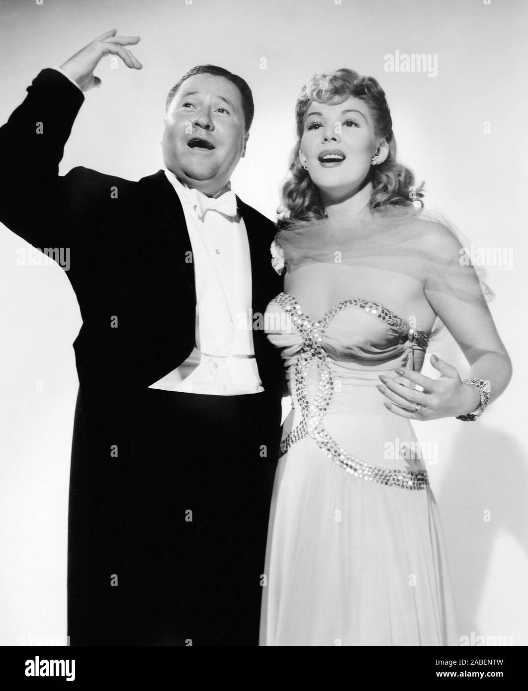 SOMETHING TO SHOUT ABOUT, from left: Jack Oakie, Veda Ann Borg, 1943 ...