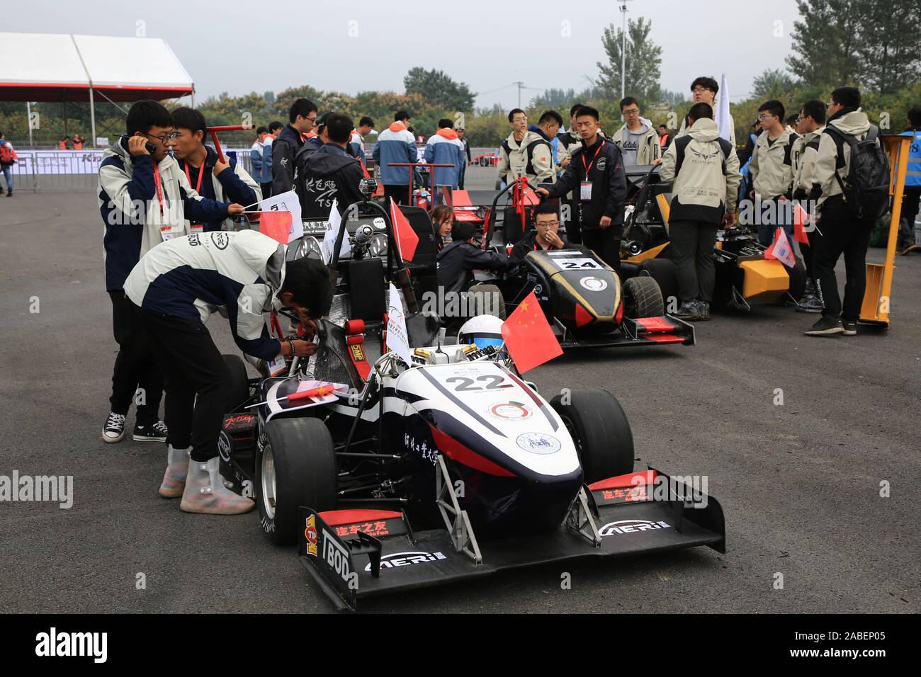 Participated students and their self-produced formulas prepare for the ...