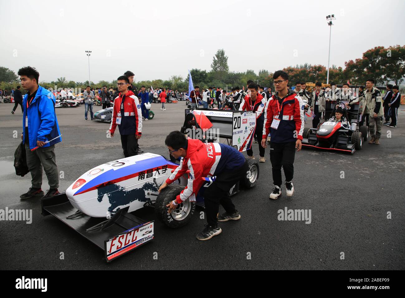 Participated students and their self-produced formulas prepare for the ...