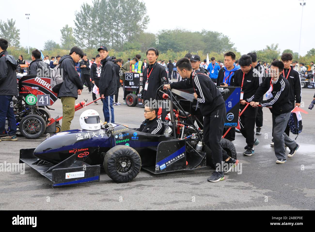 Participated students and their self-produced formulas prepare for the ...