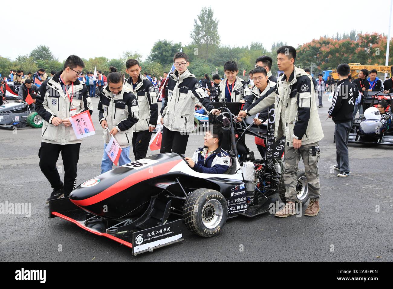 Participated students and their self-produced formulas prepare for the ...