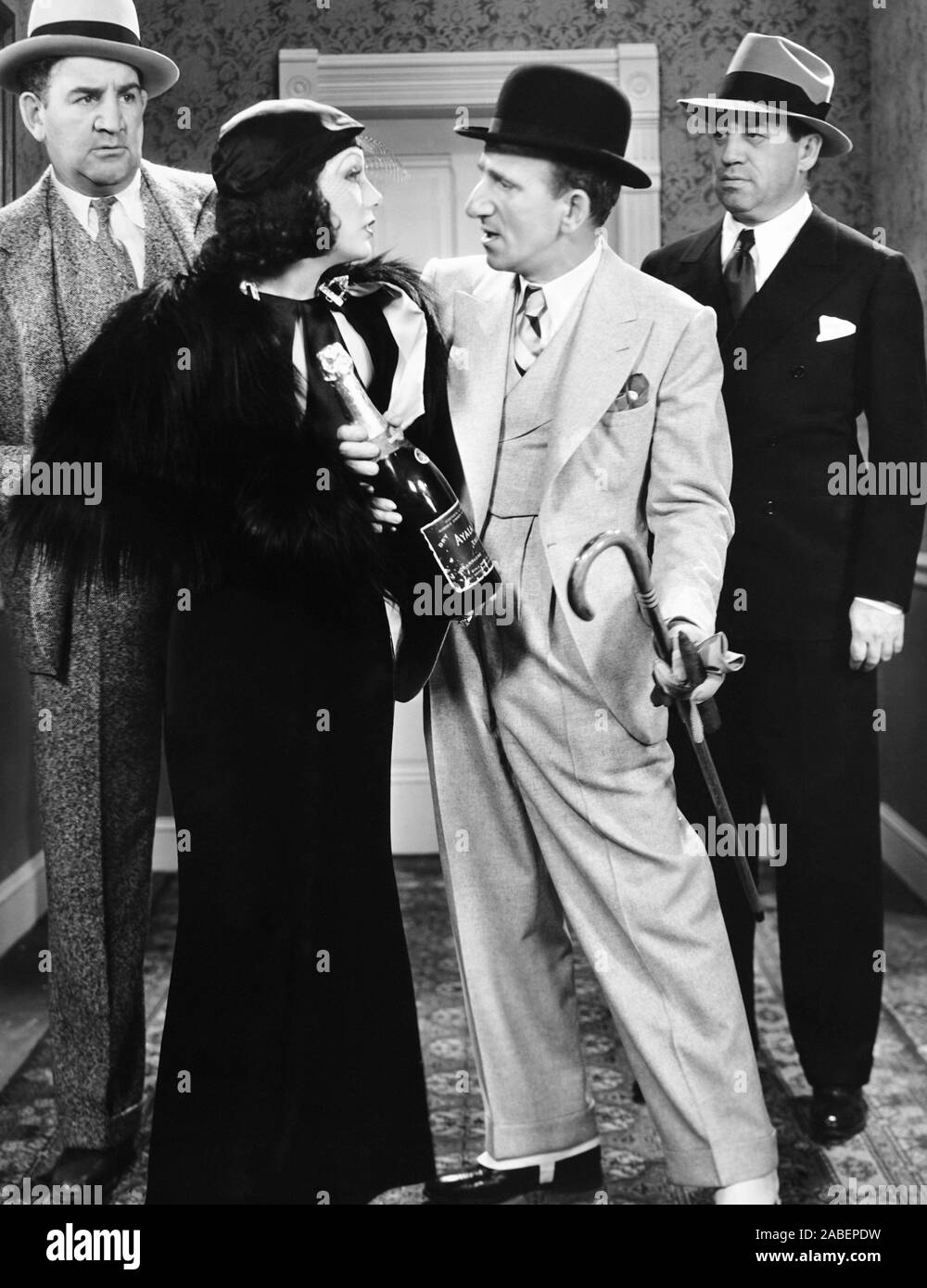 STRICTLY DYNAMITE, from left: Tom Kennedy, Lupe Velez, Jimmy Durante ...