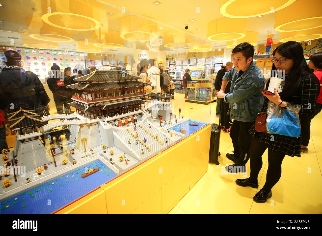 Citizens surround the two-meter-long, one-meter-wide and 0.7-meter-tall ...