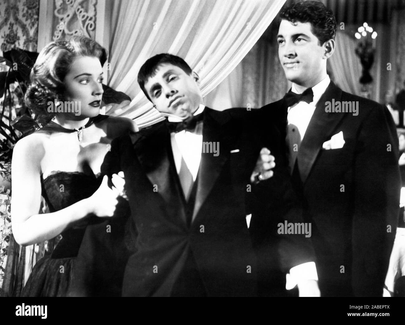THE STOOGE, from left, Polly Bergen, Jerry Lewis, Dean Martin, 1952 ...