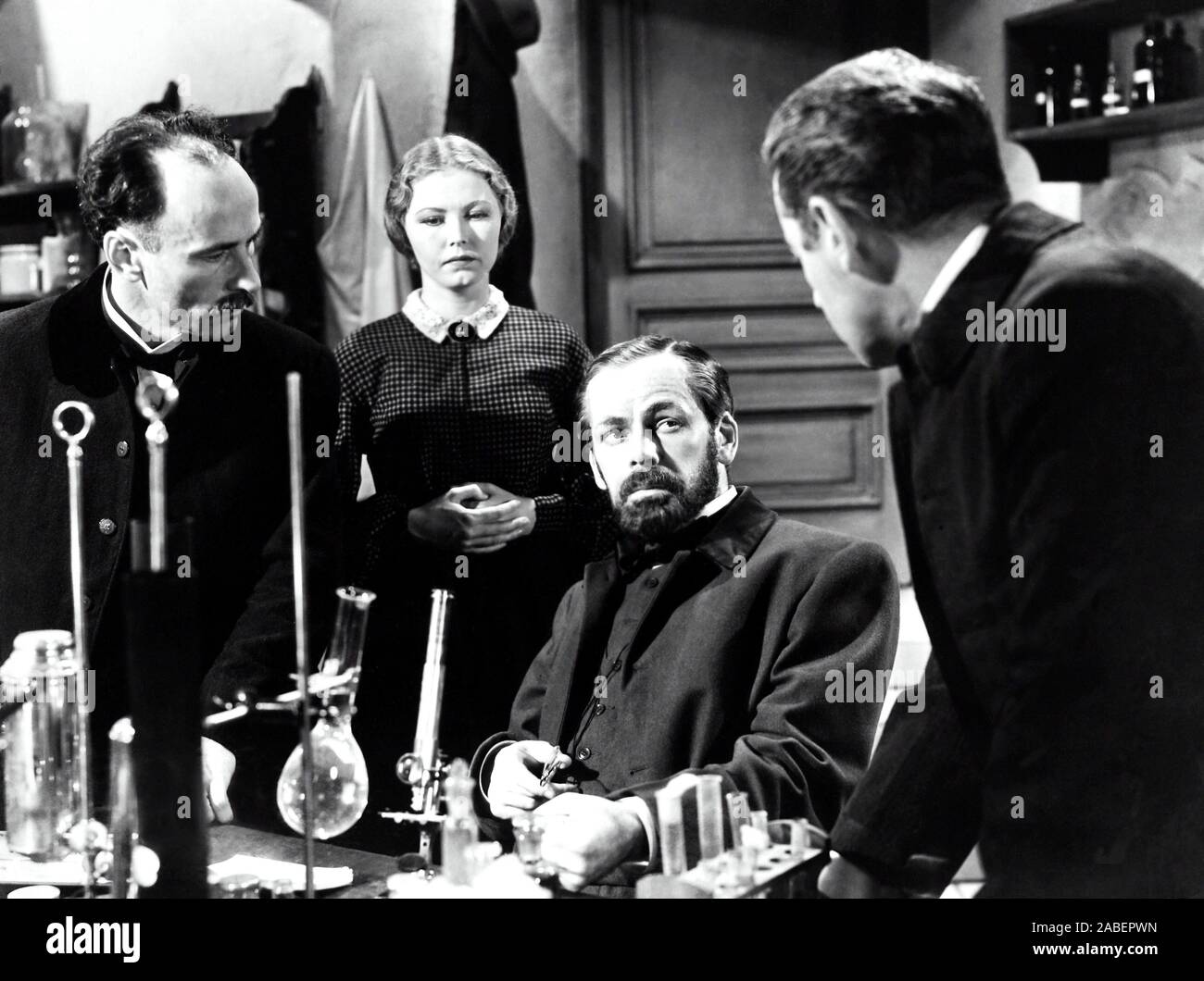 THE STORY OF LOUIS PASTEUR, from left, center, Josephine Hutchinson ...
