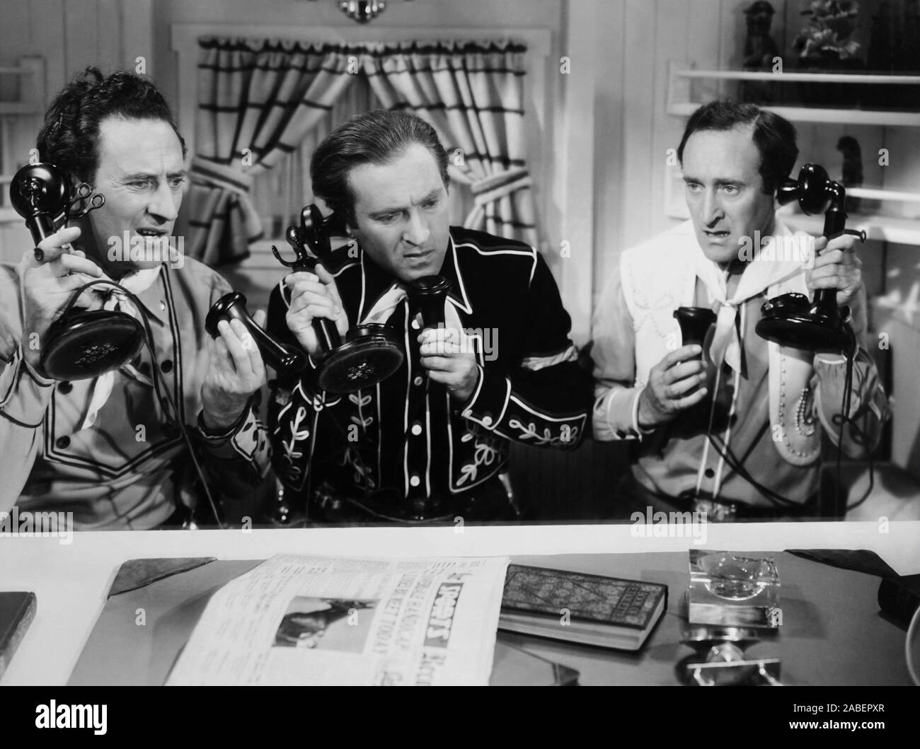 STRAIGHT PLACE AND SHOW, from left: Jimmy Ritz, Harry Ritz, Al Ritz ...