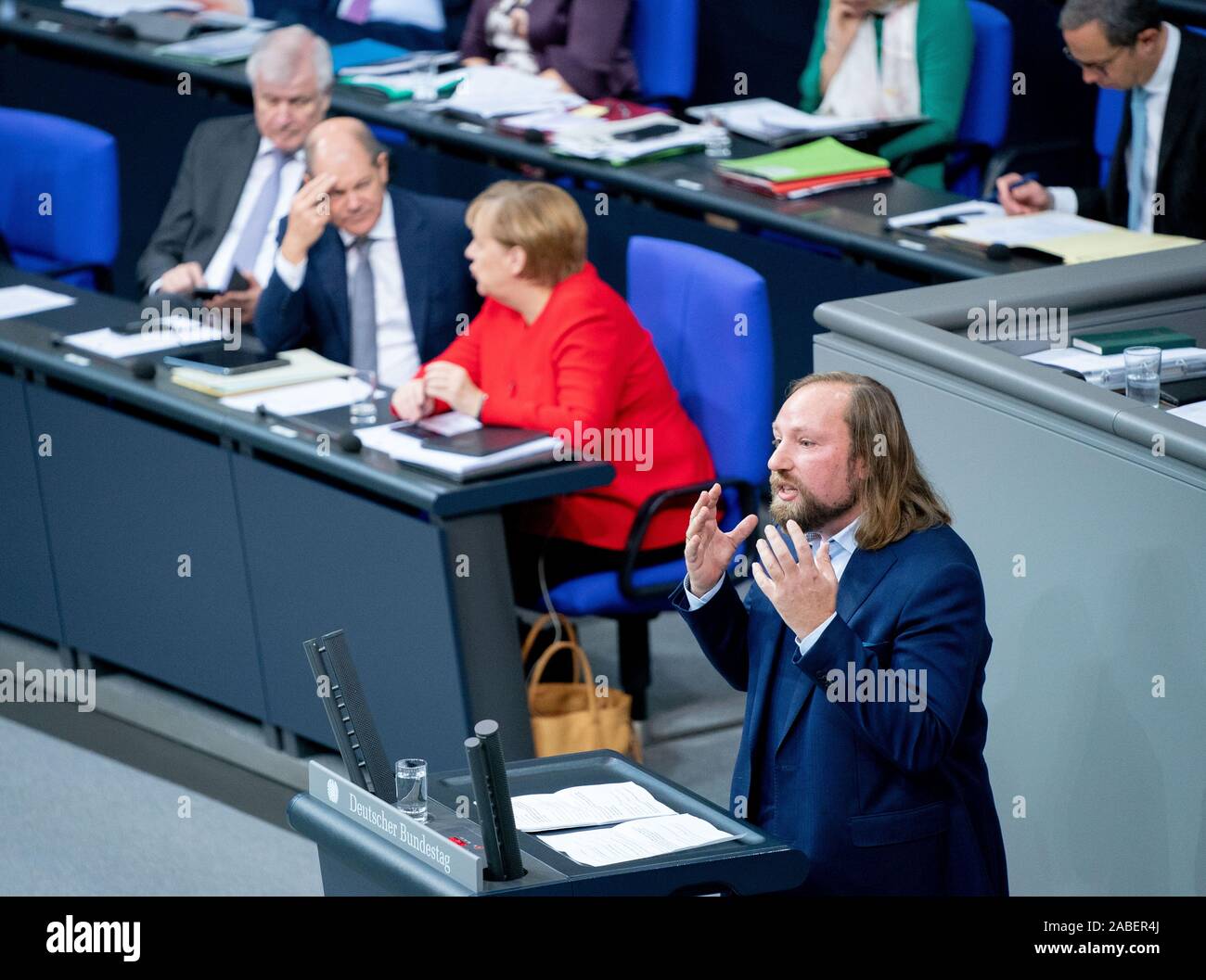 Berlin, Germany. 27th Nov, 2019. Anton Hofreiter, leader of the ...