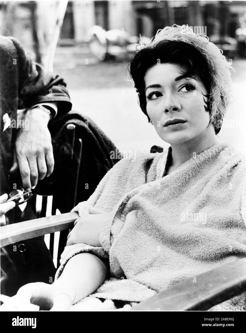 THE SUN ALSO RISES, Juliette Greco, on-set, 1957, TM & Copyright ©20th Century Fox Film Corp ...