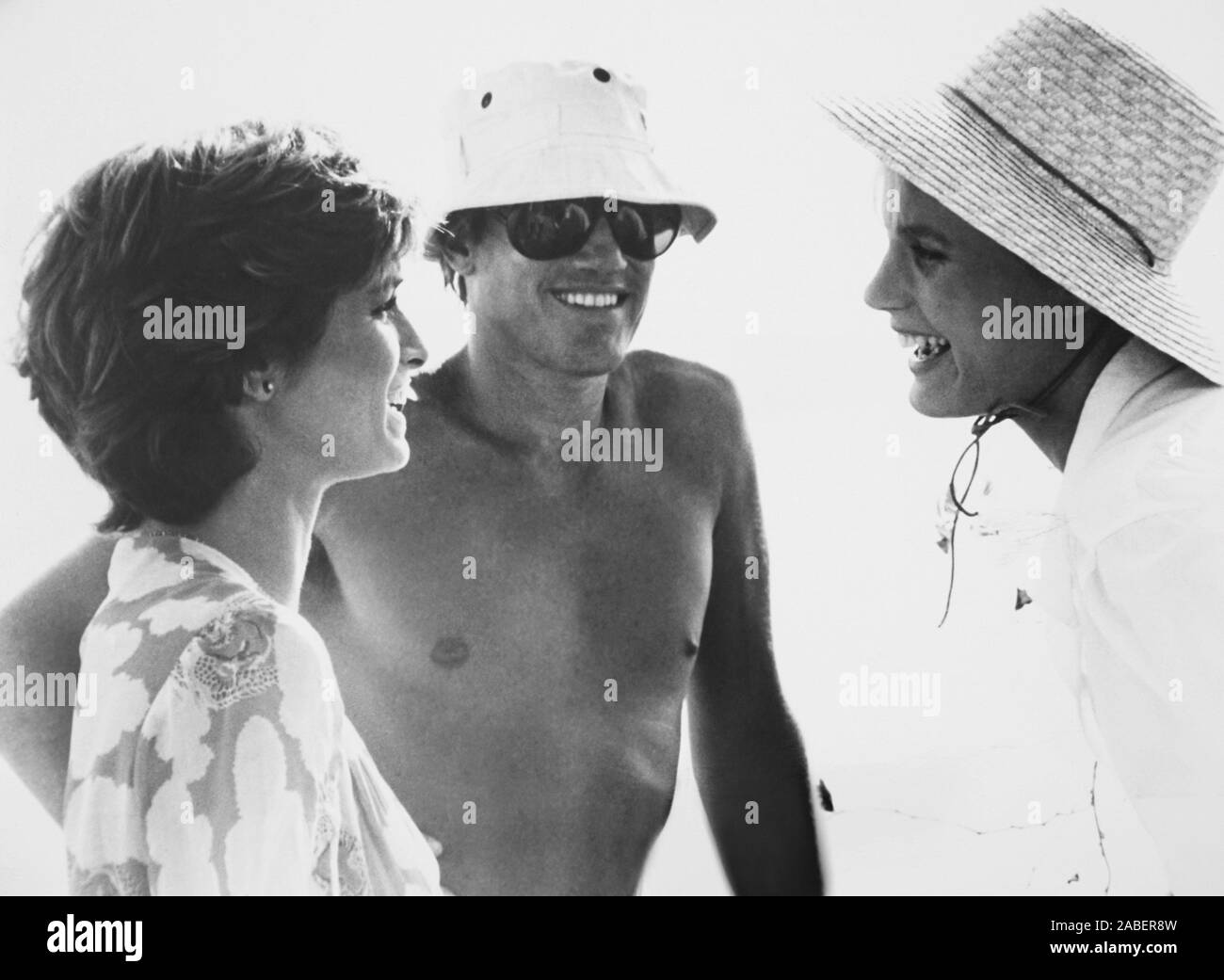SUMMER LOVERS, from left, Valerie Quennessen, director Randal Kleiser ...
