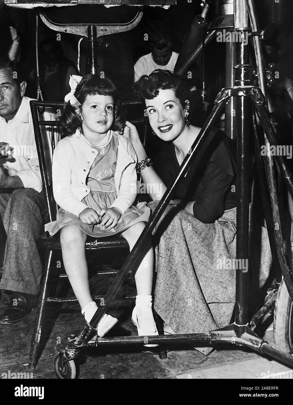 SUMMER STOCK, Gloria DeHaven with daughter Kathleen Payne on set, 1950 ...