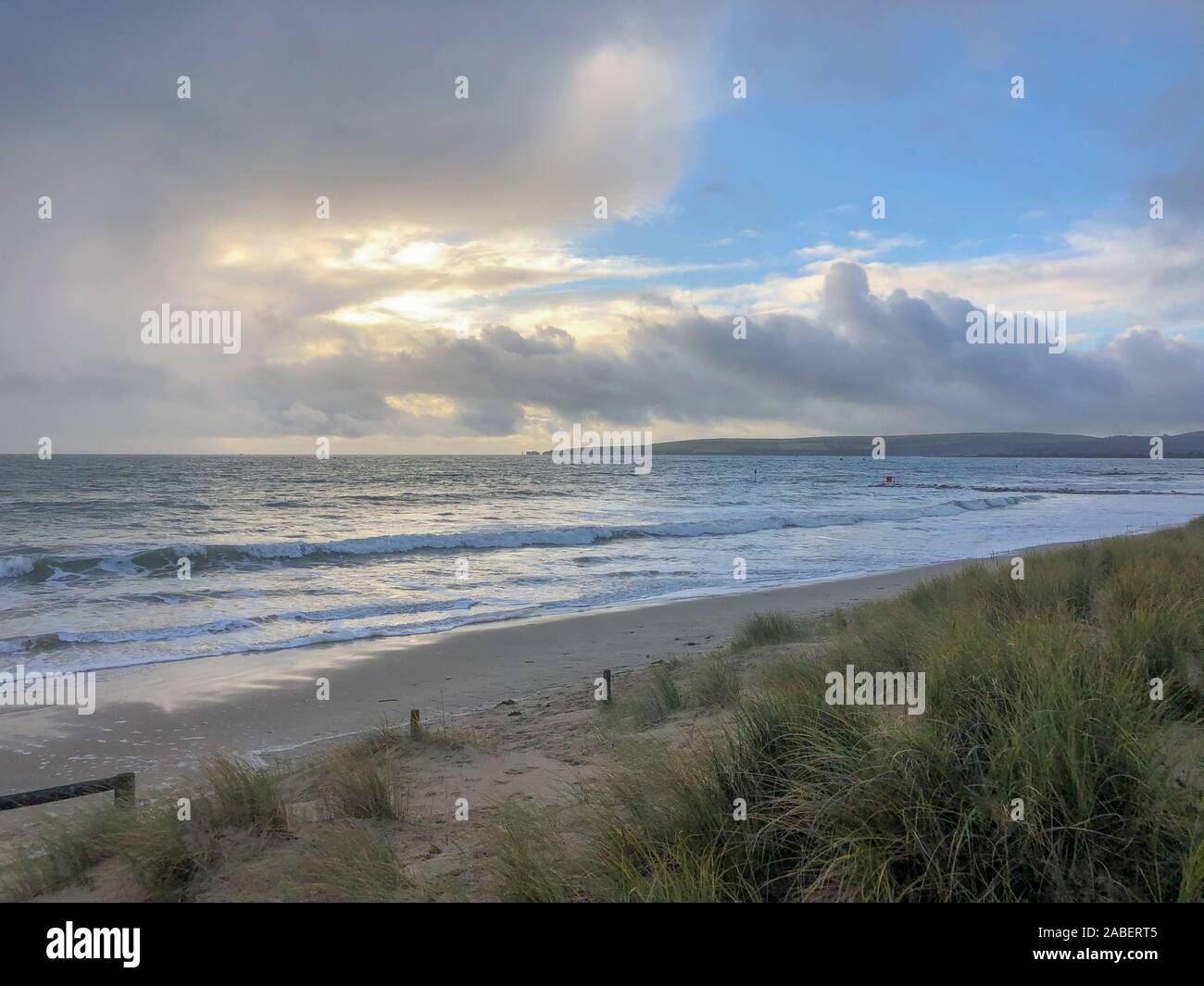 Very high spring tides at Sandbanks Beach Credit Suzanne McGowan ...