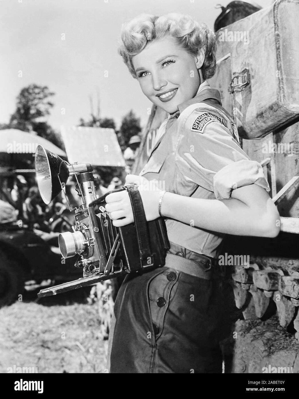 THE TANKS ARE COMING, Mari Aldon, 1951 Stock Photo - Alamy