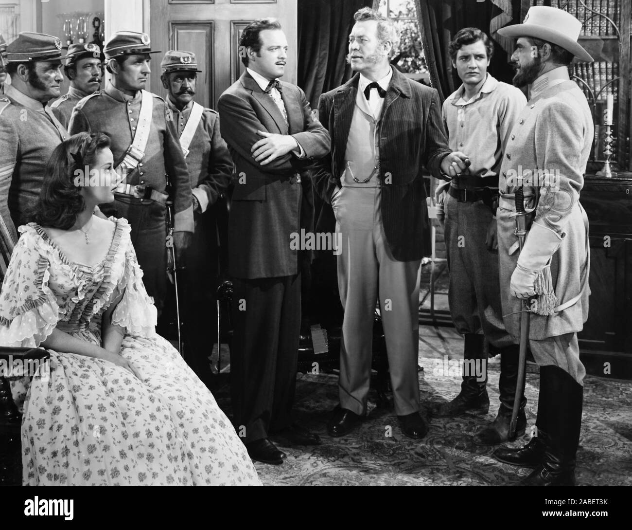 TAP ROOTS, from left, Susan Hayward, Van Heflin, Ward Bond, Richard ...