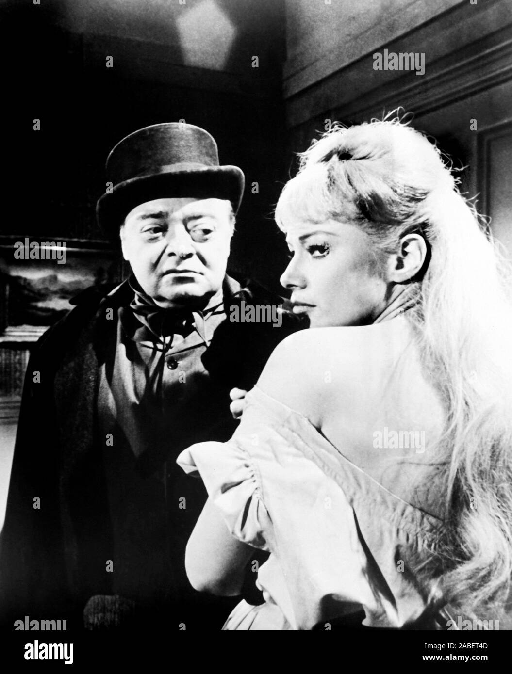 TALES OF TERROR, from left, Peter Lorre, Joyce Jameson, 1962 Stock ...