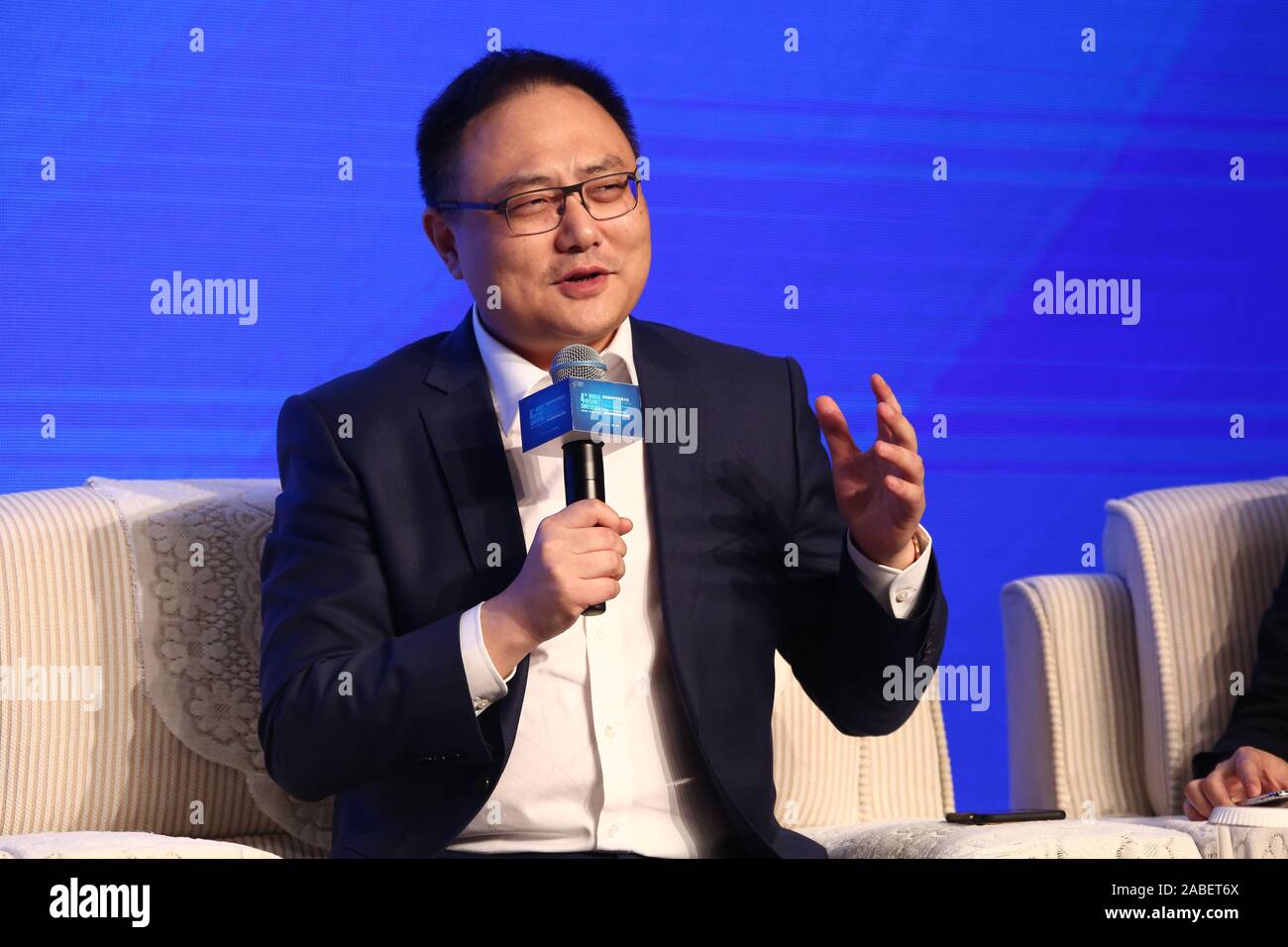 --FILE--Luo Zhenyu, a renowned figurehead in China's financial sector and founder of ...