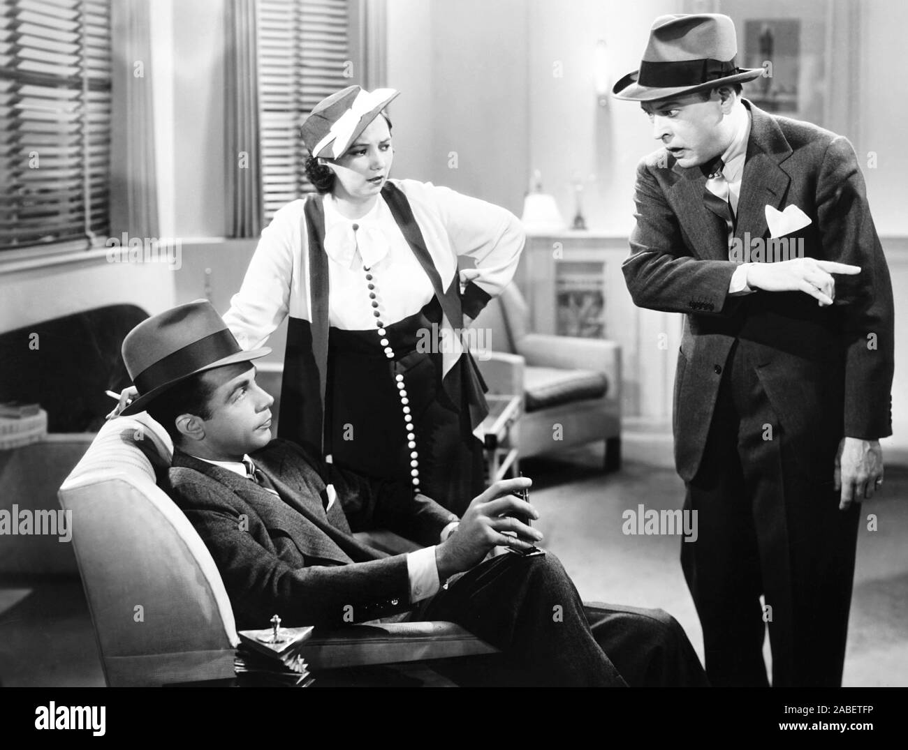 THANKS A MILLION, from left, Dick Powell, Patsy Kelly, Fred Allen, 1935 ...