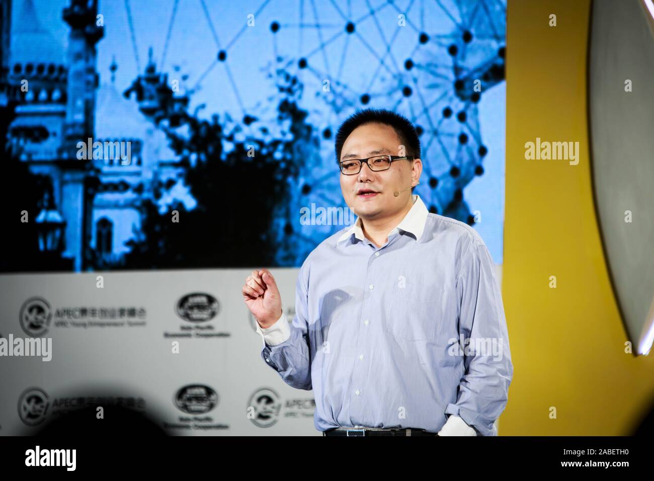 --FILE--Luo Zhenyu, a renowned figurehead in China's financial sector and founder of ...