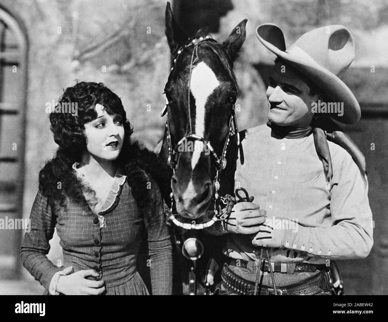 THREE JUMPS AHEAD, from left: Alma Bennett, Tony the Wonder Horse, Tom ...