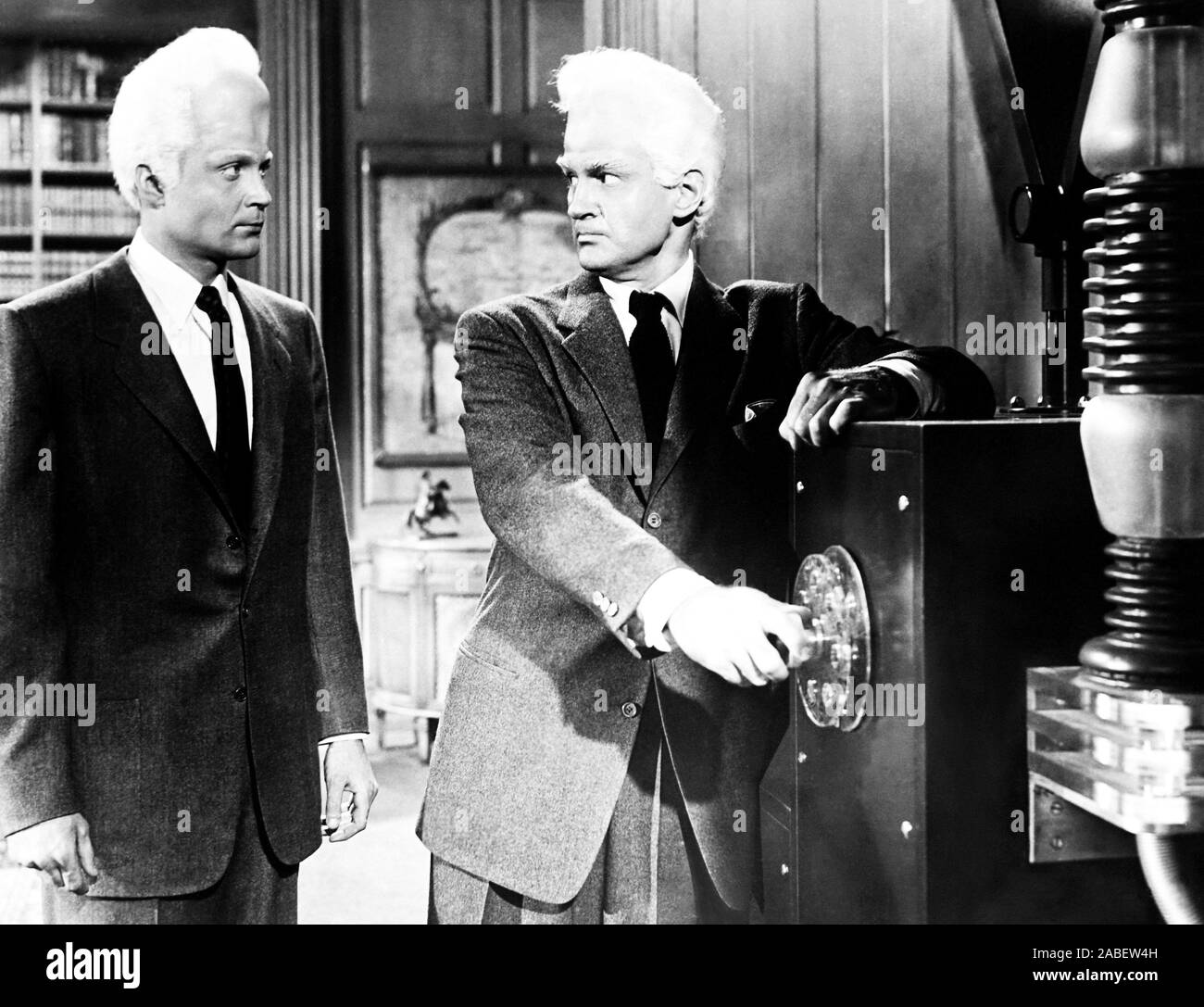 THIS ISLAND EARTH, from left, Lance Fuller, Jeff Morrow, 1955 Stock ...