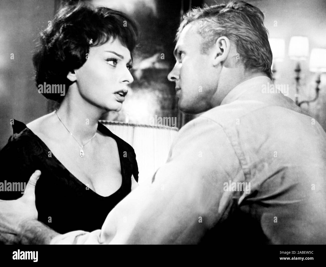 THAT KIND OF WOMAN, from left, Sophia Loren, Tab Hunter, 1959 Stock ...