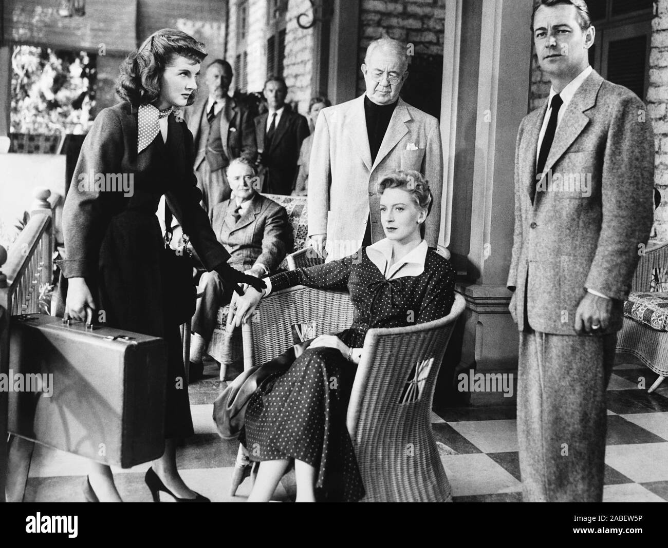 THUNDER IN THE EAST, front from left: Corinne Calvet, Deborah Kerr ...