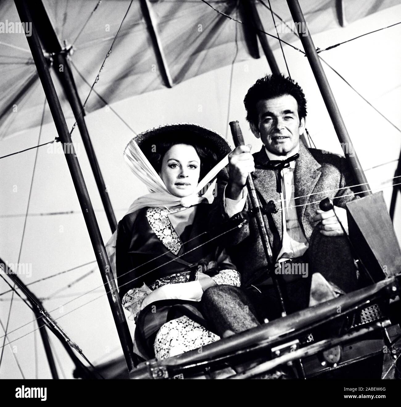 THOSE MAGNIFICENT MEN IN THEIR FLYING MACHINES, from left, Sarah Miles, Stuart Whitman, 1965, TM ...