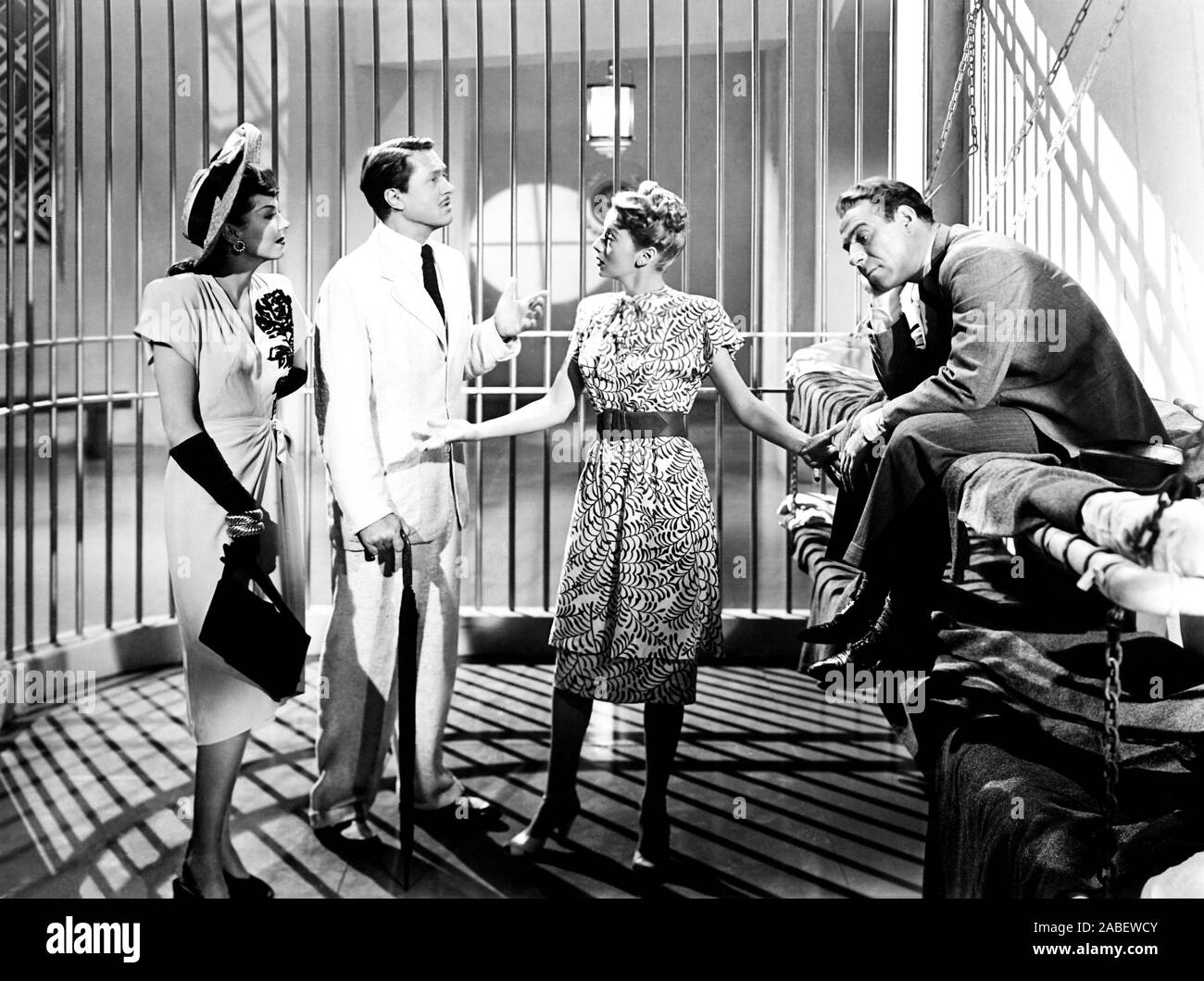 THE THRILL OF BRAZIL, from left, Ann Miller, Allyn Joslyn, Evelyn Keyes, Sid Tomack, 1946 Stock ...