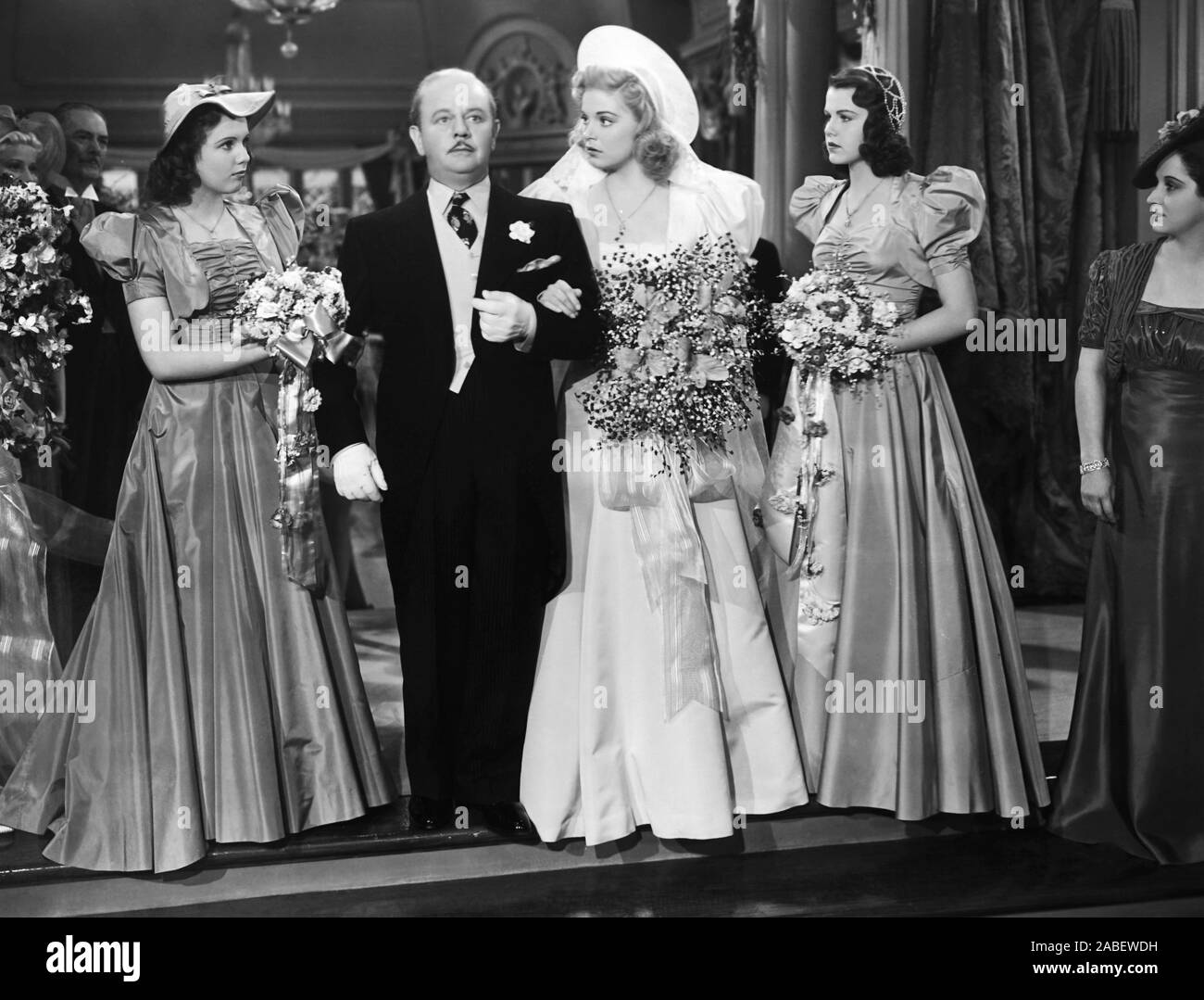 THREE SMART GIRLS GROW UP, from left: Deanna Durbin, Charles Winninger ...