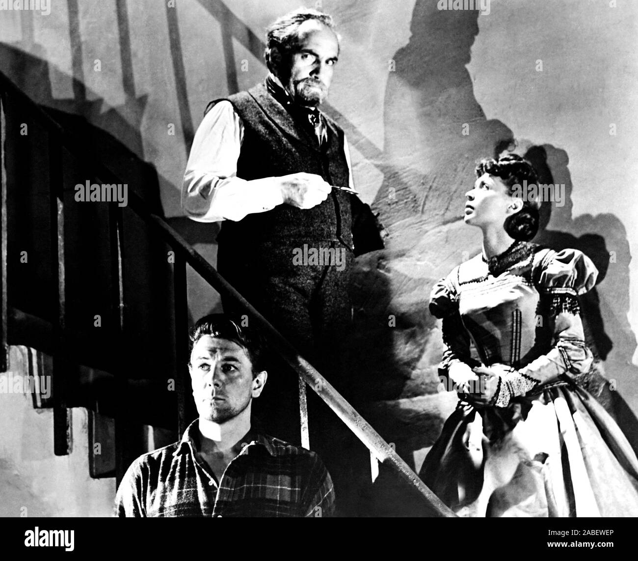 THUNDER ROCK, from left, Michael Redgrave, Frederick Valk, Lilli Palmer ...