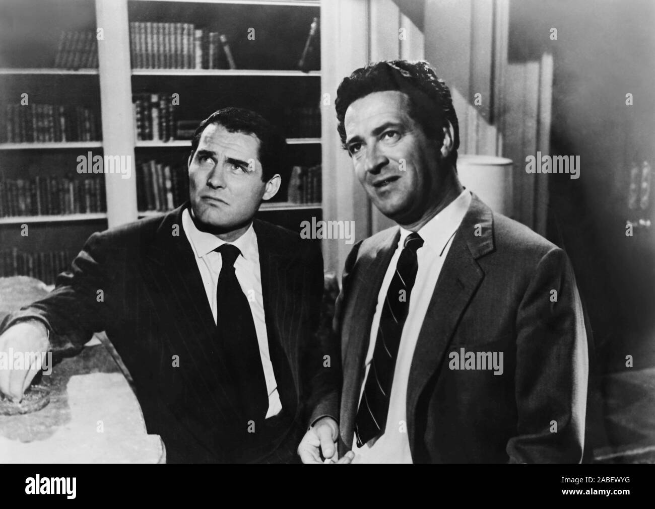 TOMORROW AT TEN, from left: Robert Shaw, John Gregson, 1965 Stock Photo ...
