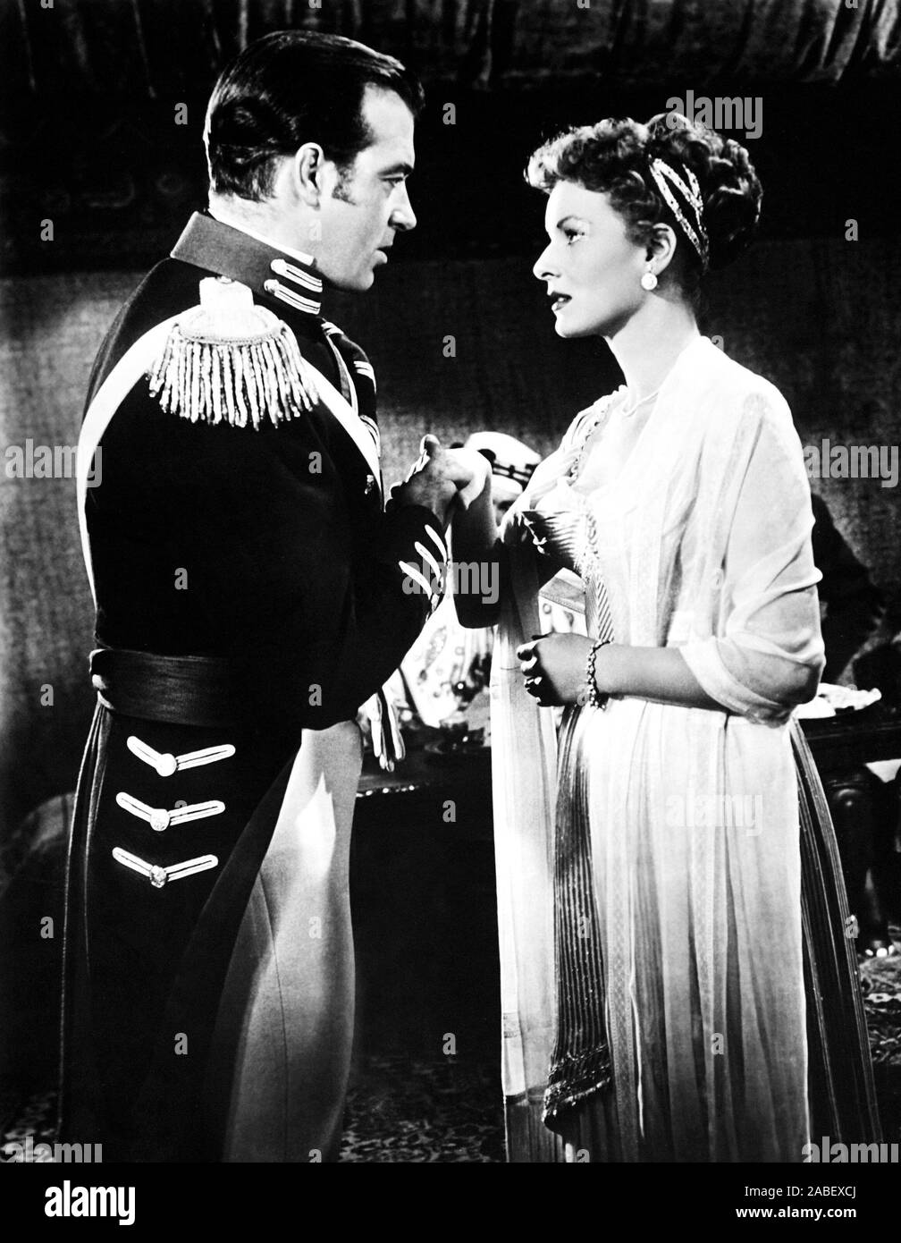 TO THE SHORES OF TRIPOLI, from left, John Payne, Maureen O'Hara, 1942 ...