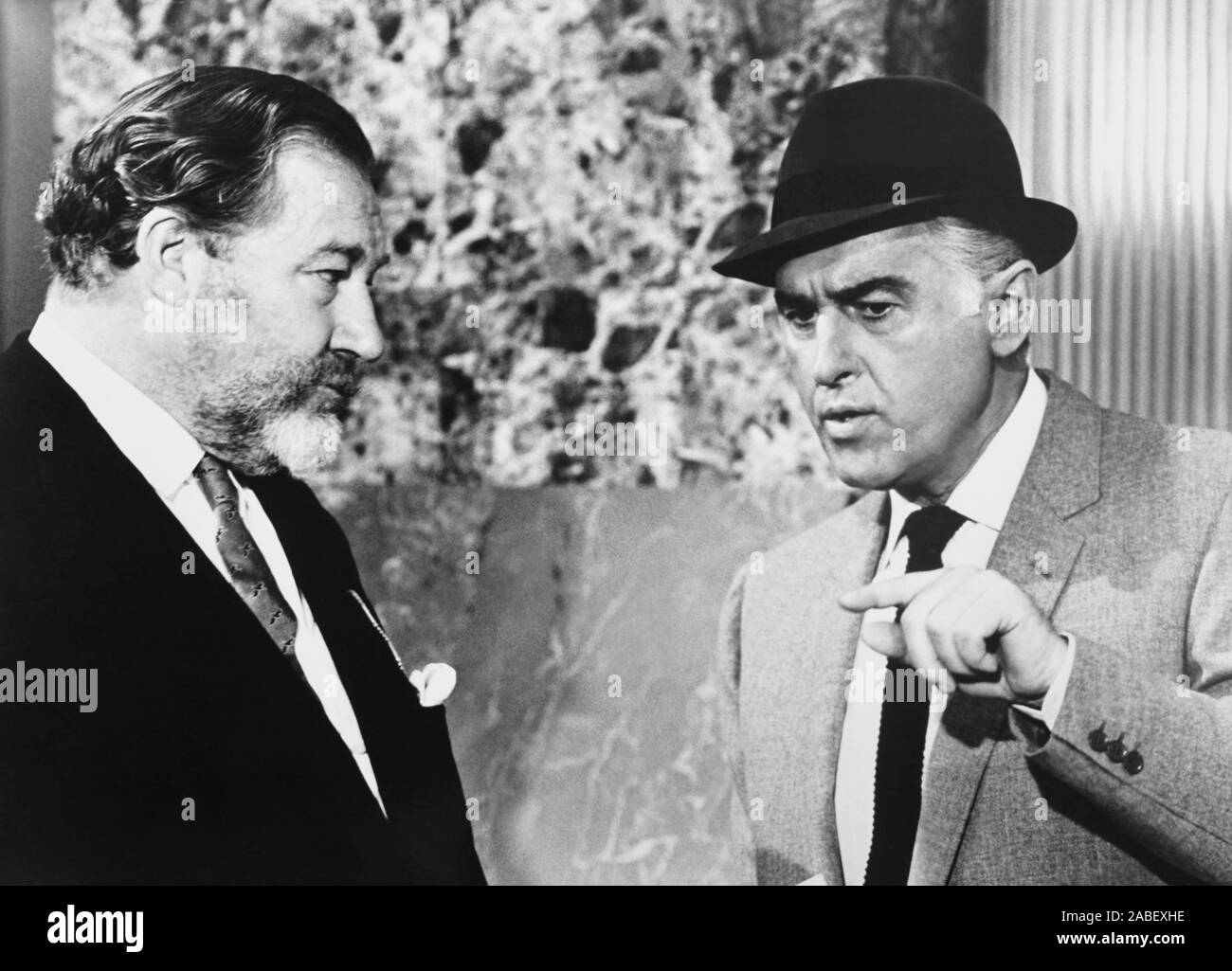 THE TRYGON FACTOR, from left: James Robertson Justice, Stewart Granger ...