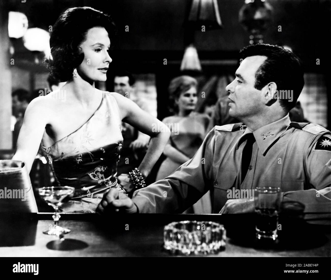 TWENTY PLUS TWO, from left, Dina Merrill, David Janssen, 1961 Stock ...