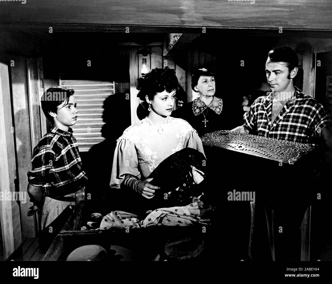 TWO YEARS BEFORE THE MAST, from left, Darryl Hickman, Esther Fernandez ...