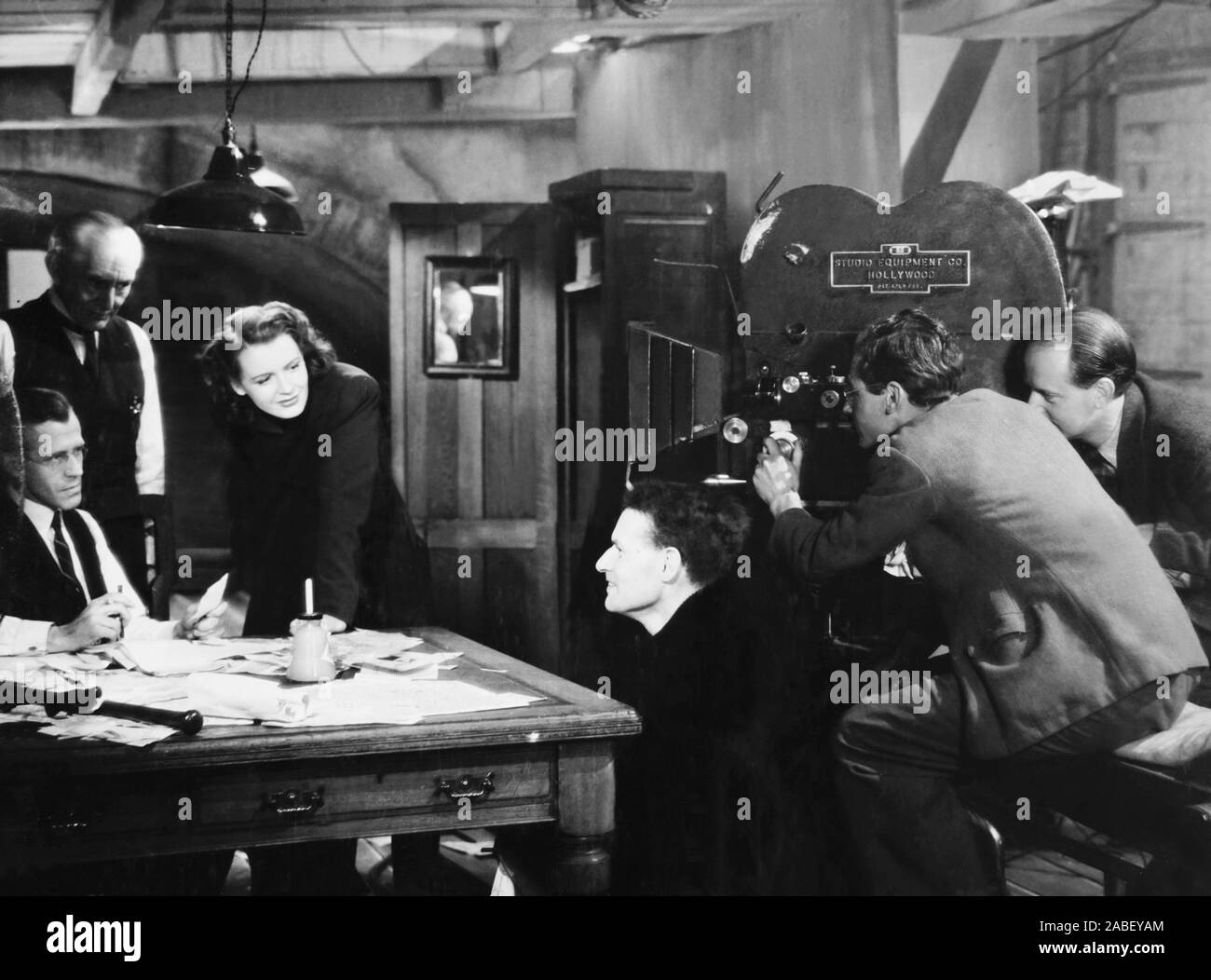 UNCENSORED, from left: Walter Hudd, Frederick Culley, Phyllis Calvert ...