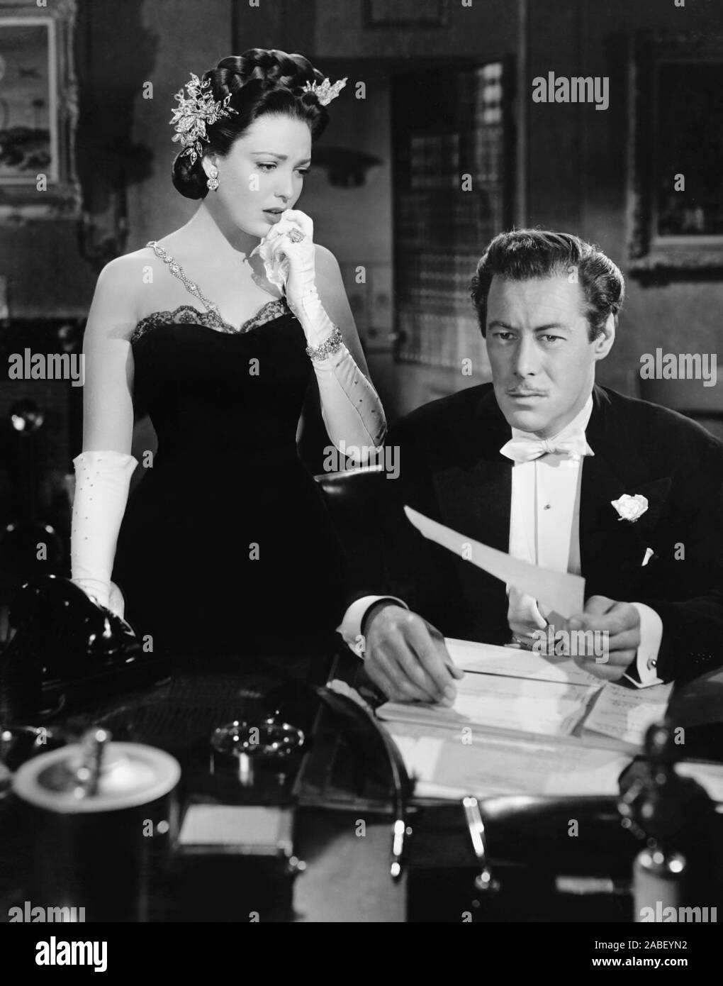 UNFAITHFULLY YOURS, from left: Linda Darnell, Rex Harrison, 1948. TM ...