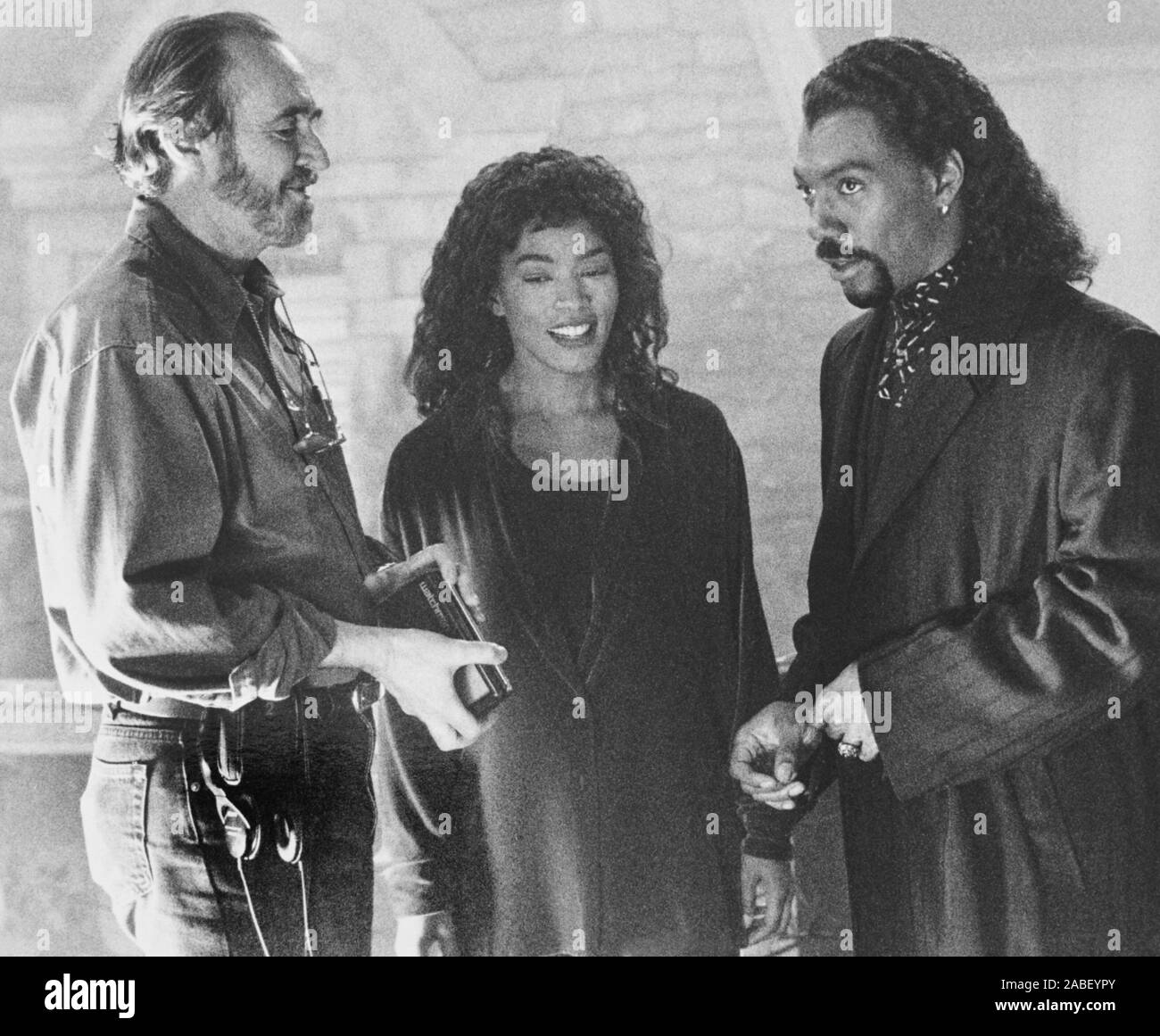VAMPIRE IN BROOKLYN, from left: director Wes Craven, Angela Bassett ...