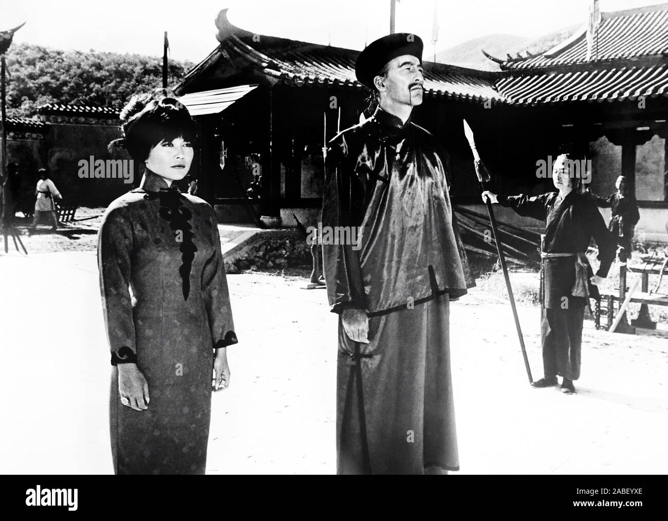 THE VENGEANCE OF FU MANCHU, from left, Tsai Chin, Christopher Lee, 1967 ...