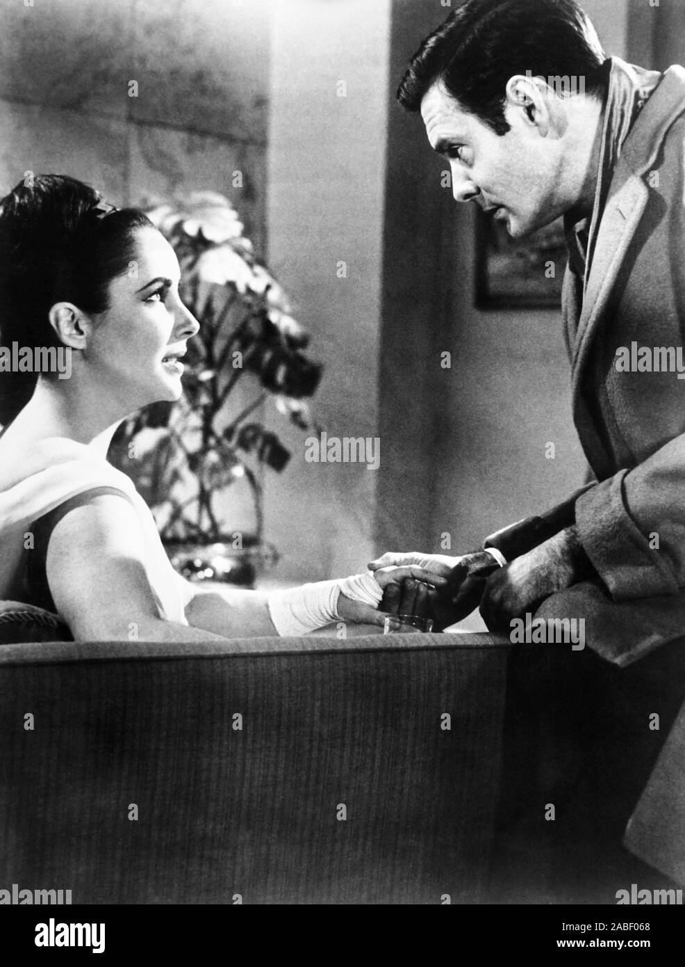 THE V.I.P.S, from left: Elizabeth Taylor, Louis Jourdan, 1963 Stock ...