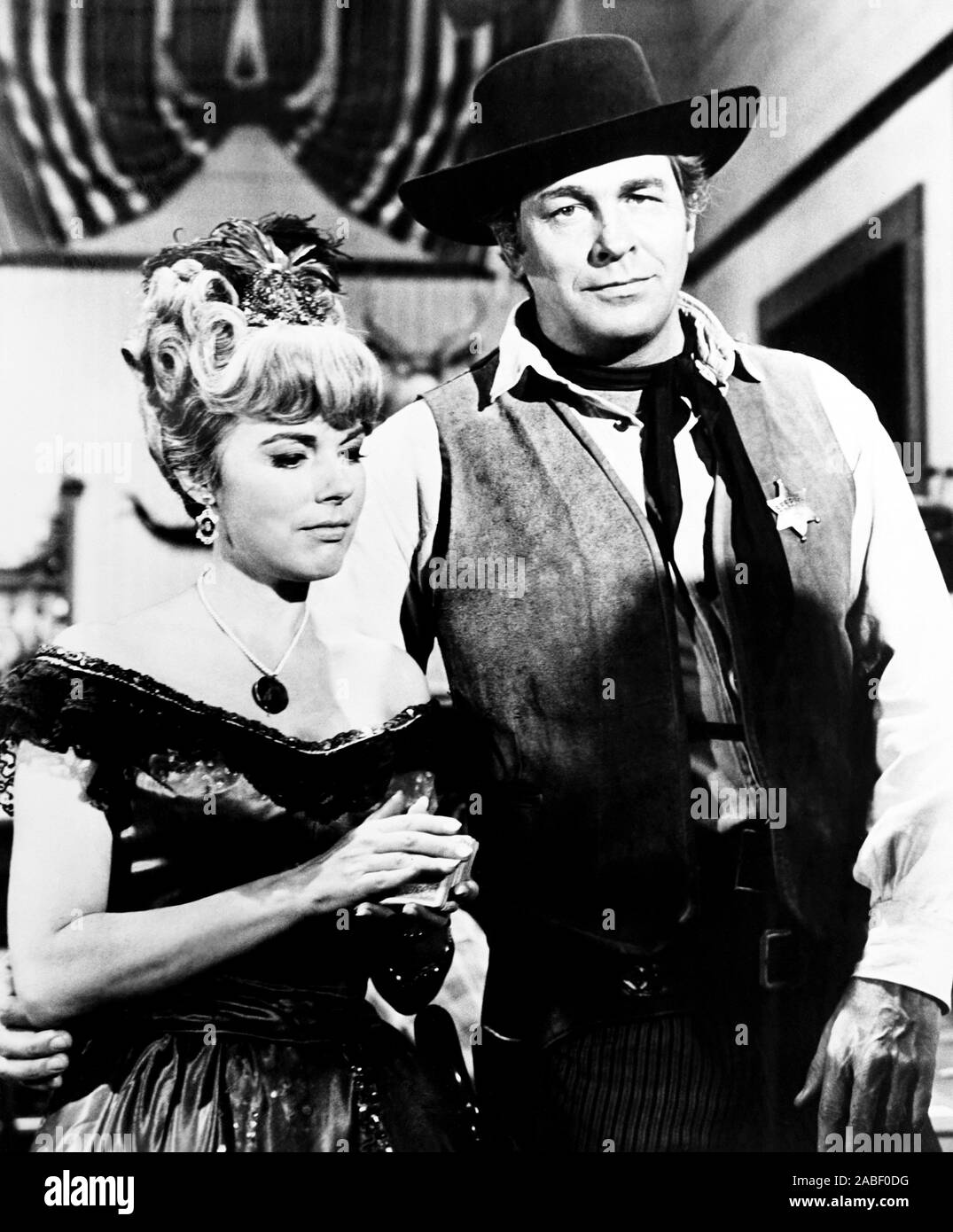 WACO, from left, Terry Moore, Howard Keel, 1966 Stock Photo - Alamy