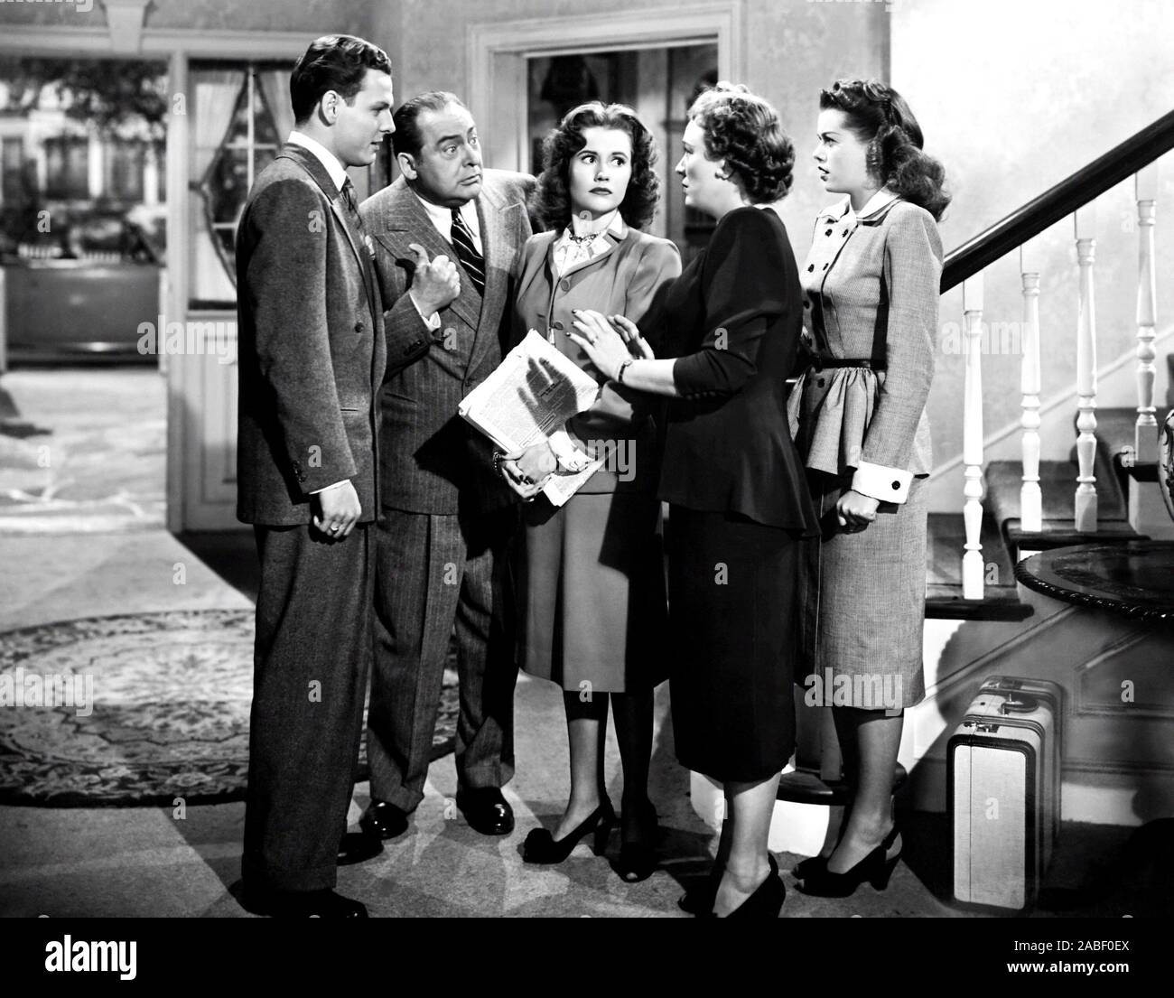 WALLFLOWER, from left, Ross Ford, Edward Arnold, Joyce Reynolds ...